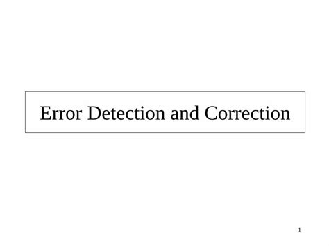 pdf error detection and correction laplace ele kyutech ac jplaplace