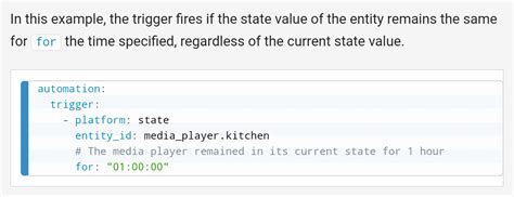 Constant Value Of A Sensor As Trigger Configuration Home Assistant