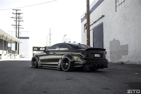 C Is For Cool Stanced Black Matte Mercedes C Class