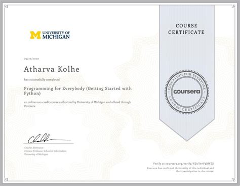 Atharva Kolhe On Linkedin Python Python3 Coursera Programming