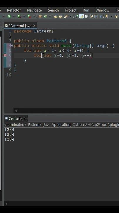 Tricks For Writing Any Pattern Program Shorts Youtubeshorts Java Coding Javatutorials