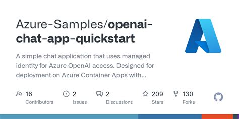 Openai Chat App Quickstart Docs Deploy Existing Md At Main Azure Samples Openai Chat App