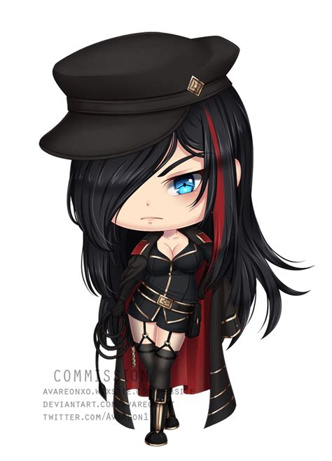 [comm] Chibi Girl By Avareonart On Deviantart