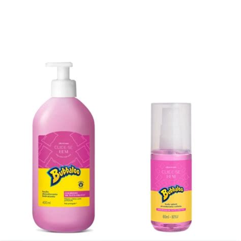 Kit Hidratante Mais Body Splash Bubbloo Shopee Brasil