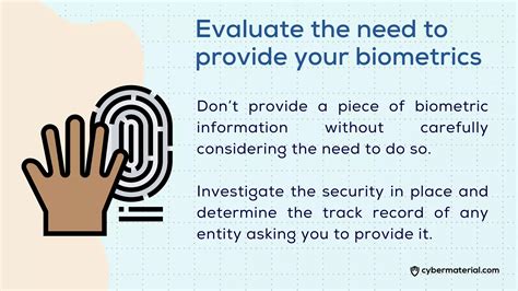 Cyber Tips How To Protect Your Biometric Data Pdf