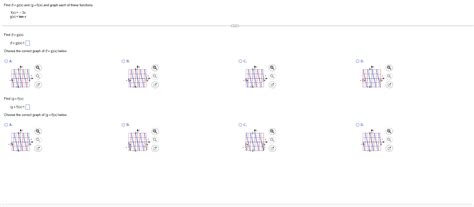 Solved Find Fog X And Gof X And Graph Each Of These Chegg Com