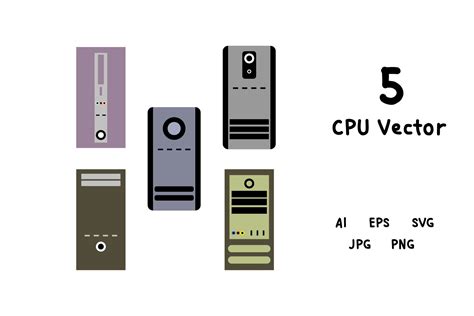 CPU Vector Graphic By Zia Studio Creative Fabrica