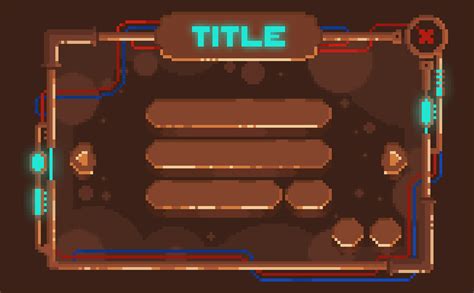 Steampunk Menu Ui By Finnmercury