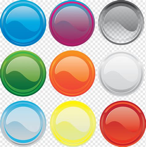 Round Gloss Buttons Png Pngwing