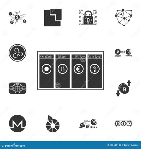 Cryptocurrency And Blockchain Concept Onboarding App Screens Modern And Simplified Vector