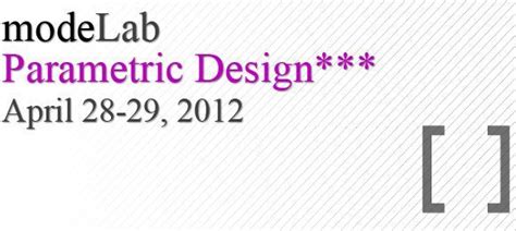 gallery of modelab parametric design workshop 1
