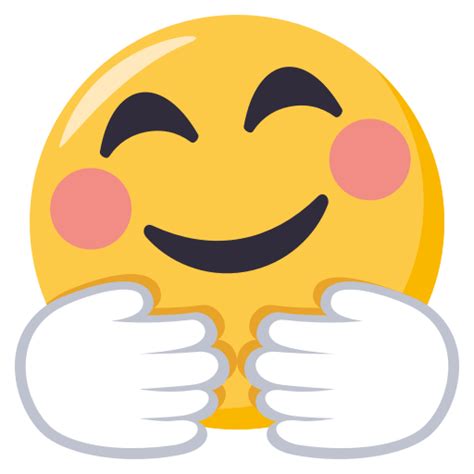 🤗 Smiling Face With Open Hands On Joypixels 3 0