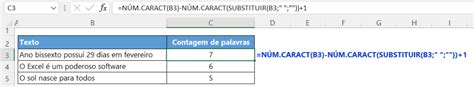 Como Contar Palavras No Excel