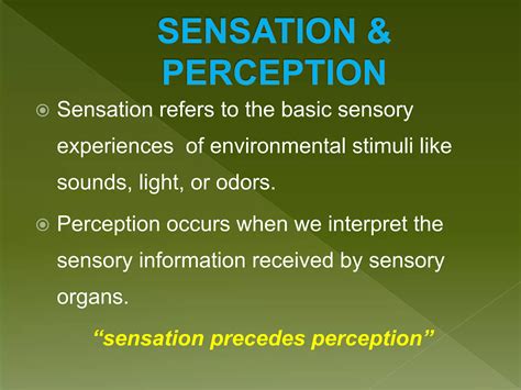 Perception (Psychology for Nurses) | PPTX