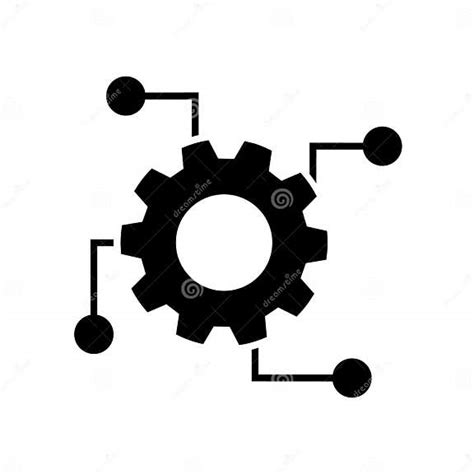 Editable Icon Vector Function Settings Illustration Sign Automated