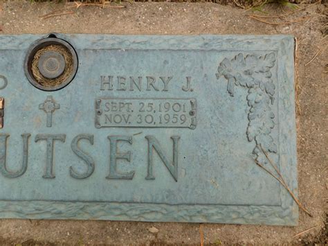 Henry John Knutsen 1901 1959 Find A Grave äreminne