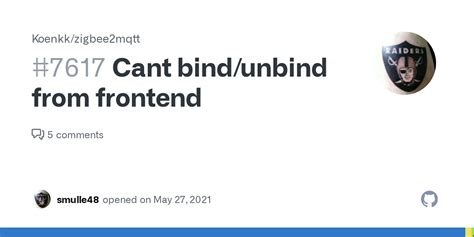 cant bind unbind from frontend · issue 7617 · koenkk zigbee2mqtt · github