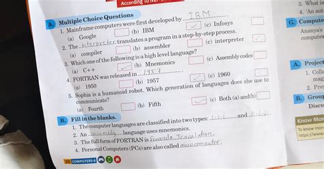 According Toa Multiple Choice Questionsmainframe Computers Were First