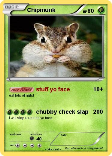 Pokémon Chipmunk 60 60 Stuff Yo Face My Pokemon Card