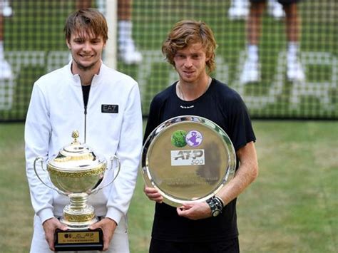 Bublik Powers Past Rublev To Win First Grass Title In Halle
