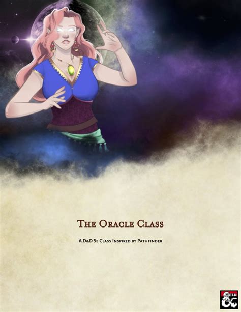 The Oracle Class Dungeon Masters Guild Drivethrurpg The Oracle Class Dungeon Masters Guild Drivethrurpg