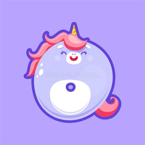 Letter Q Arctic Unicorn Font Cute Magic Typeface Stock Vector
