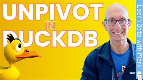 Transposing Columns To Rows With Unpivot In Duckdb Youtube