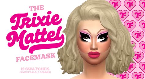 Rupauls Sim Race The New Trixie Mattel Facemask