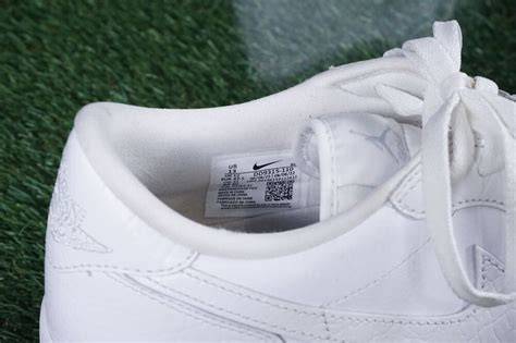 Nike Air Jordan 1 Low G Golf Shoes Cleats White Pure Platinum Us 13
