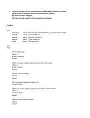 MIPS Project Docx Input And Output In The Command Line MARS MIPS Simulator Window A Read