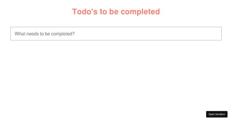 Todo Codesandbox