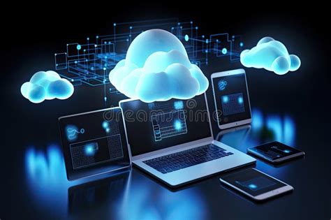 Cloud Computing Concept Stock Illustration Illustration Of Wireless 277789082