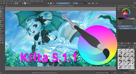 krita 5 1 1 ، التحديث الذي يأتي حصريًا لإصلاح الأخطاء ، 18 في المجموع