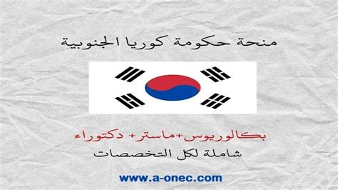 منحة حكومة كوريا بدون شهادة لغة Korea Scholarship