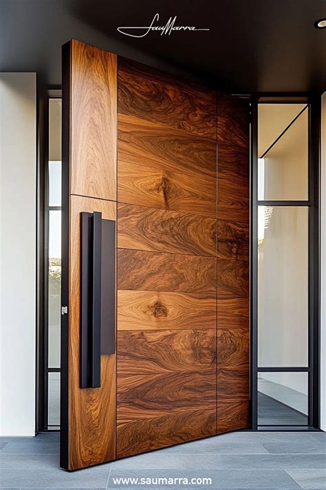 Pivot Door For A Home In Porto Modern Entrance Door Modern Exterior Doors Door Design Modern