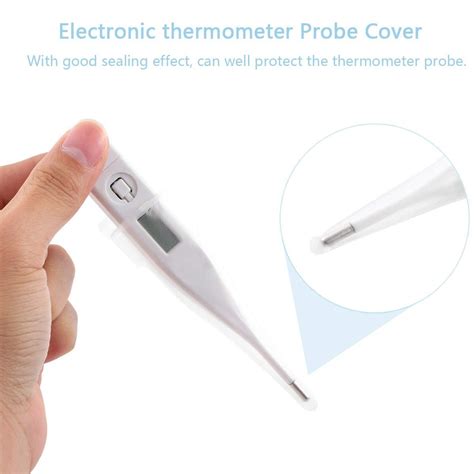 Disposable Digital Thermometer Covers 100 Probe Sleeves For Oral