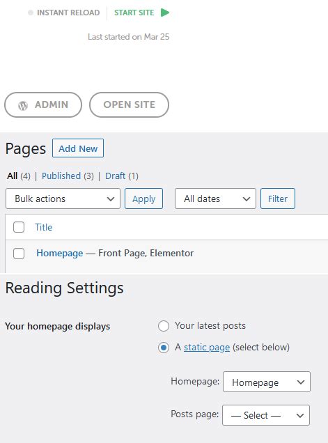 cms site homepage lab tutorial teach me cone