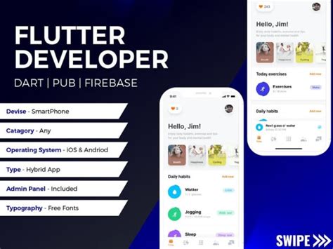 Develop Professional Ios App And Android Application Using Flutter By
