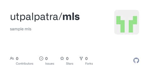 GitHub Utpalpatra Mls Sample Mls
