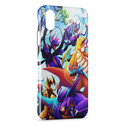Coque Iphone Xr Dracolosse Dracaufeu Pokemon Graphic Pixypia