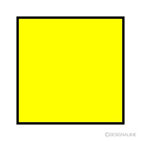 Yellow Color Clip Art Yellow Square Cliparts Png