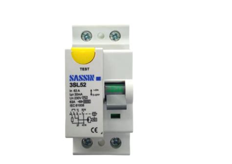 Sassin 30ma Residual Current Devices 2 Pole 40a63a Alpha Volts