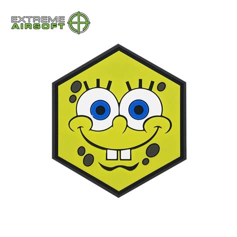 Smiling Spongebob Pvc Patch — Extreme Airsoft Ri