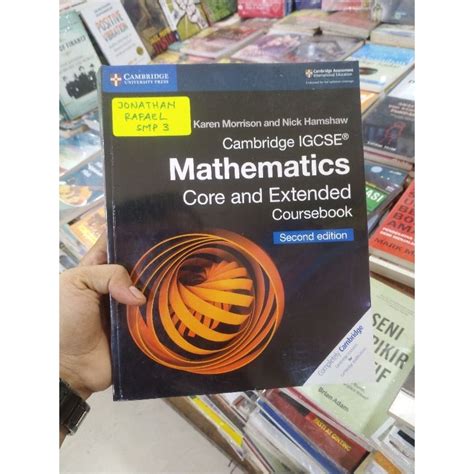 Jual Buku Cambridge Igcse Mathematics Core And Extended Coursebook Second Edition Original
