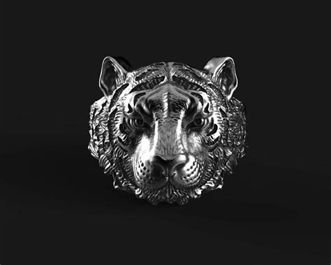 Ring Tiger 3d Model By Kseny3design