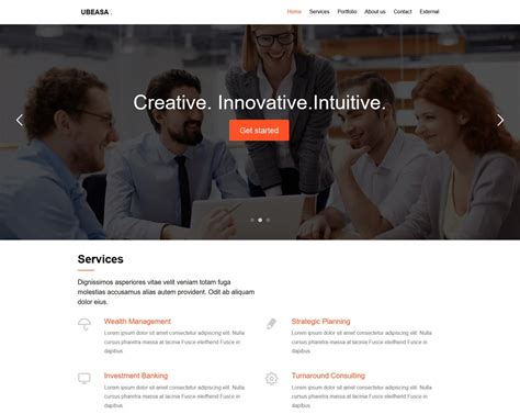 Скачать бесплатный Html5 Css шаблон сайта 2023 — Ubeasa