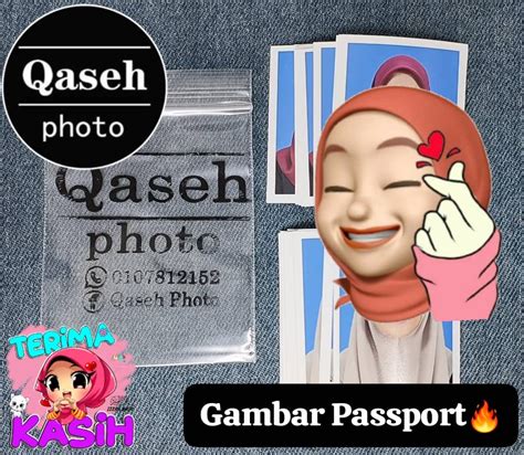 Qaseh Photo 👉🏻 Gambar Passport 🔥 📌 Background Biru Facebook