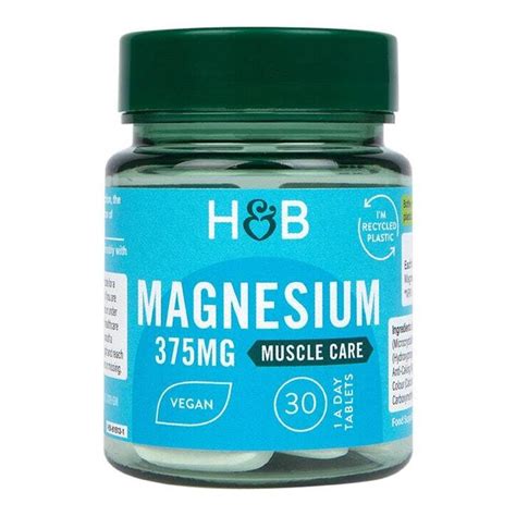 Магнезий (Magnesium) 375мг 30 таблетки | BulVit