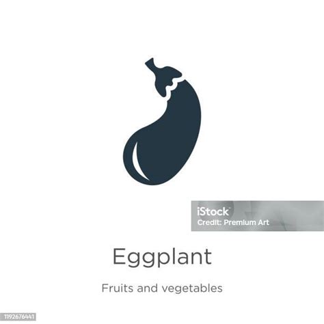 가지 아이콘 벡터입니다 흰색 배경에 고립 된 과일 컬렉션에서 트렌디 한 평면 가지 아이콘입니다 벡터 일러스트는 웹 및 모바일 그래픽 디자인 로고 Eps10에 사용할 수