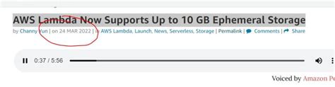 Soumil S On Linkedin Wow They Just Released Aws Lambda Now Supports Up To 10 Gb Ephemeral